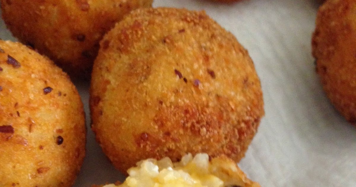 Pumpkin, Feta and Chorizo Arancini