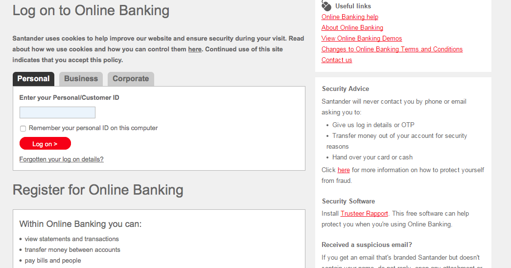 New Notification Message From Santander (Santander Phishing) | Scam