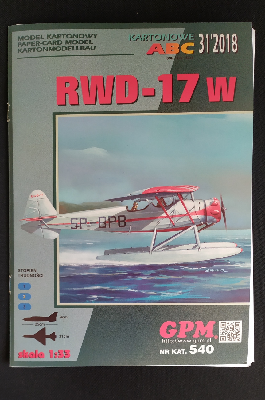 Samoloty z kartonu: Relacja/Model build - RWD 17W (GPM 31/2018) Część I ...