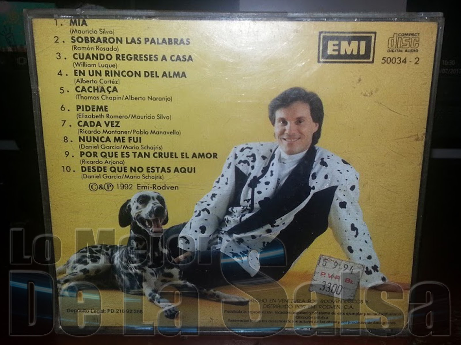 Lo Mejor de La salsa: Mauricio Silva - Con Furia - 1992