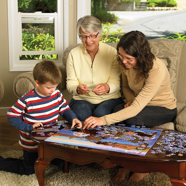 Family Day with Family Pieces Puzzles | Cobble Hill Puzzles
