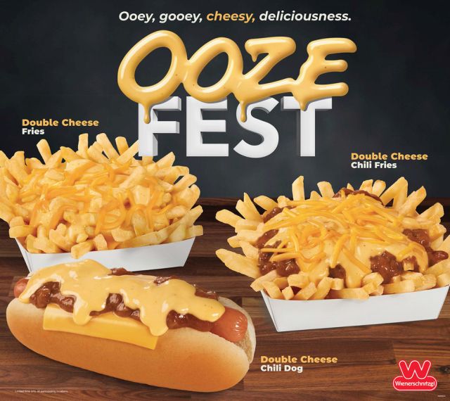 Wienerschnitzel Welcomes New Cheese Sauce with Ooze Fest Menu