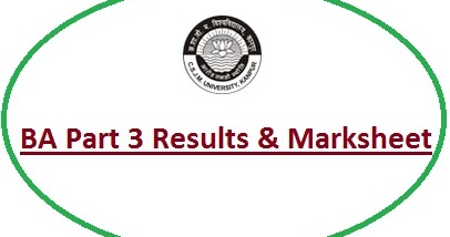 CSJMU BA Part 3 Back Paper Result 2023 & Marksheet को जाने for Kanpur ...