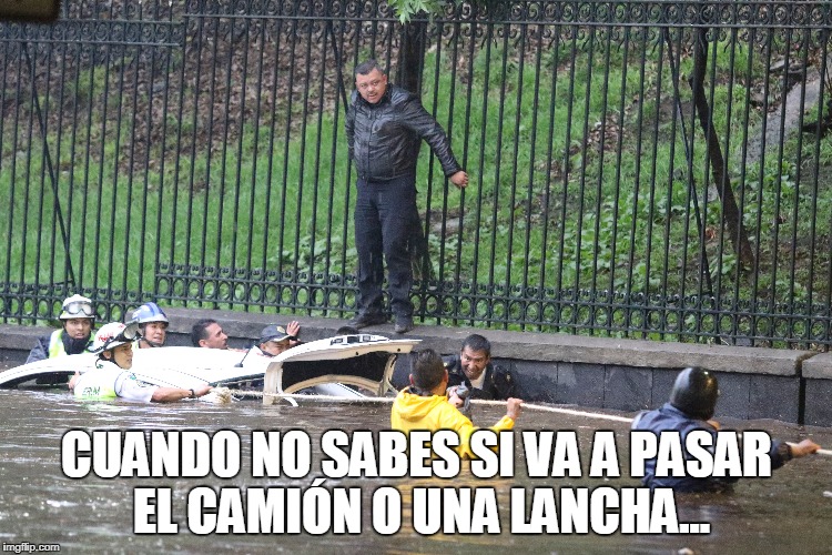 viaja2: Los mejores memes de la inundación del miercoles!