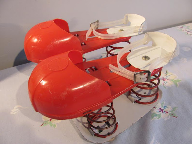 1960s Space Age Toy Rocket Shoes Simulate Walking on the Moon ~ Vintage ...