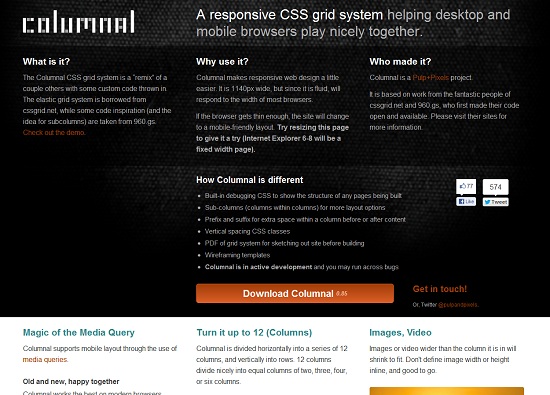 Grid & Frameworks Responsive Design Tools | Responsive Template Free
