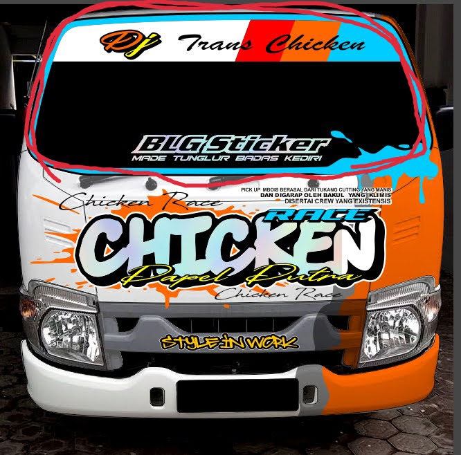 STIKER MOBIL PICKUP L300 TERBARU