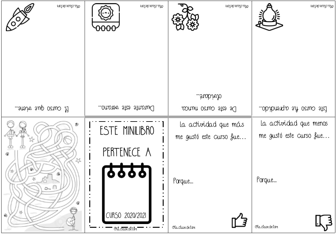 La clase de Lore: MINI LIBRO FIN DE CURSO