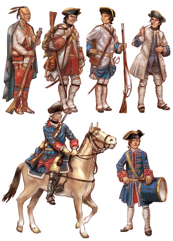 Flintlock and tomahawk: French troops at the Battle of the Plains of ...