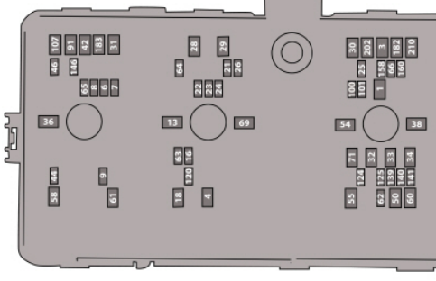 Fuse Box: 2021 - 2022 Ford Bronco Fuse Box Diagram