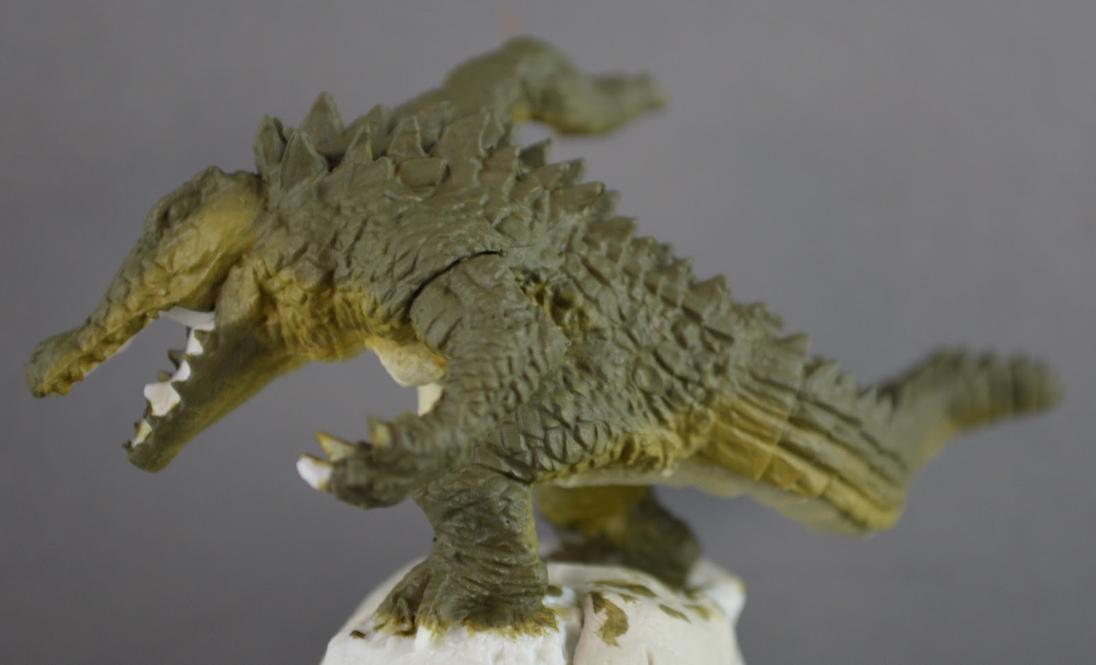 Jen's Mini Painting: Werecroc: Rest of the Base Coat