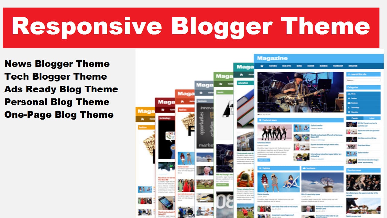 Best Free Responsive Blogger Template 2020 - Backlinkn