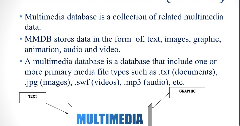 Tech for boost: Multimedia Database Management System (MMDB)
