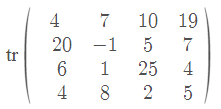 Symbolab Blog: Advanced Math Solutions - Matrix Trace Calculator ...