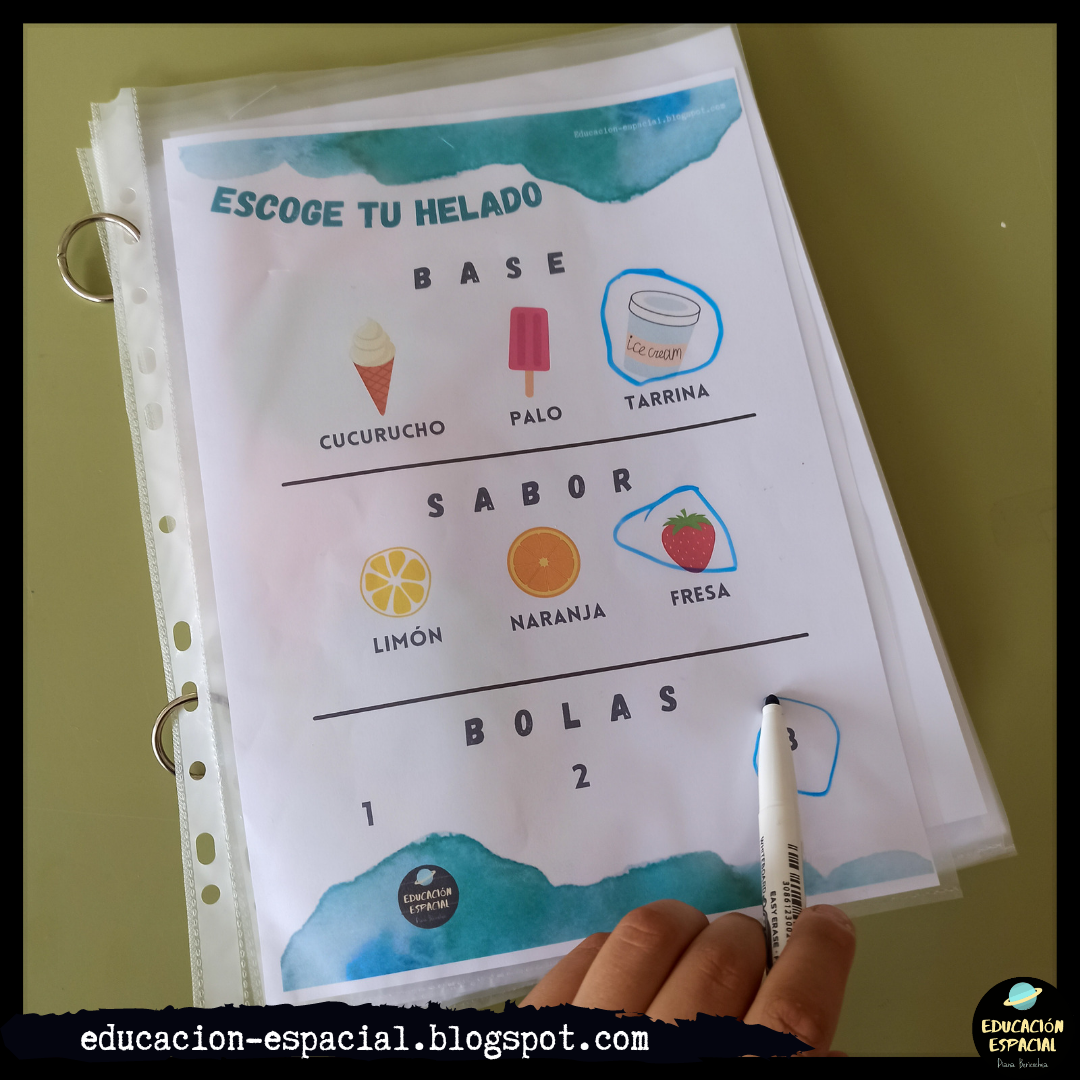 Escogemos y hacemos nuestros helados