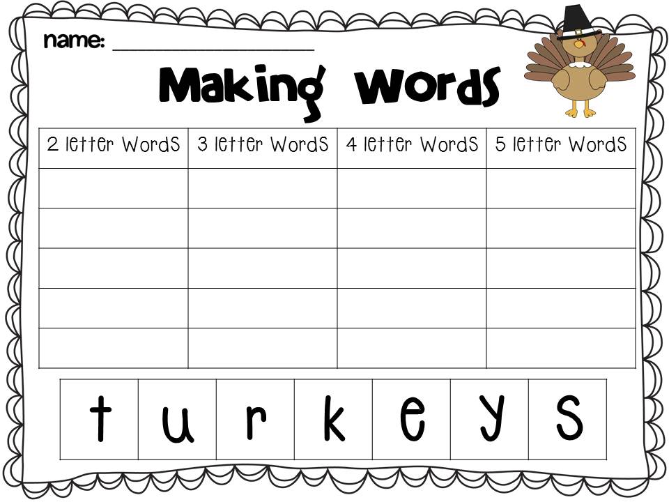 For the Love of First Grade: It's Thanksgiving on TPT!
