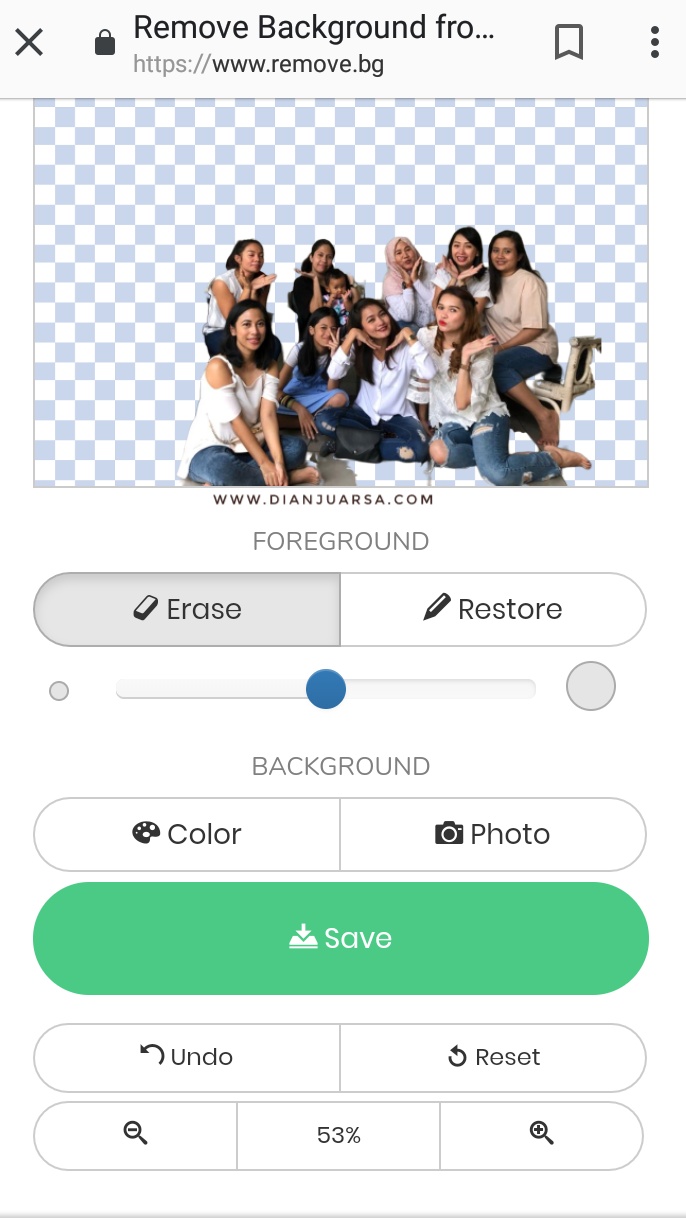 Edit Background Foto dengan cara mudah - Untold Story