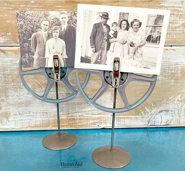 Recycled and Repurposed Photo Display