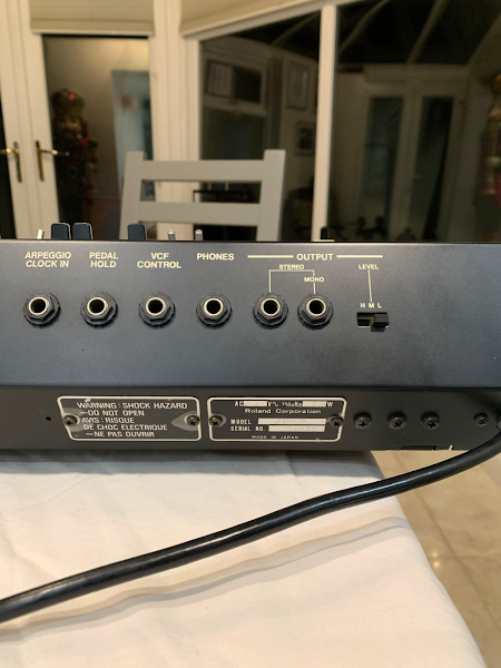 MATRIXSYNTH: Roland Juno 6 w/ Side Panel Signed by Gary Numan