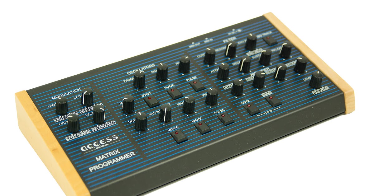MATRIXSYNTH: Access Oberheim Matrix 1000 Programmer SN A19600392