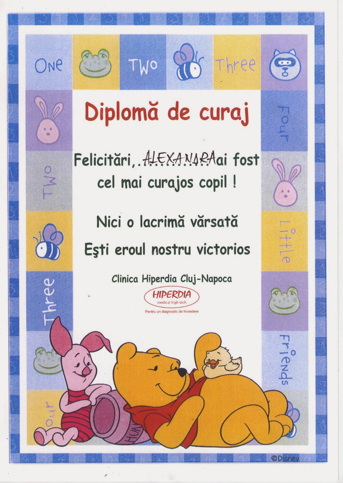 Speranta pentru Alexandra: Povestea lui Ale