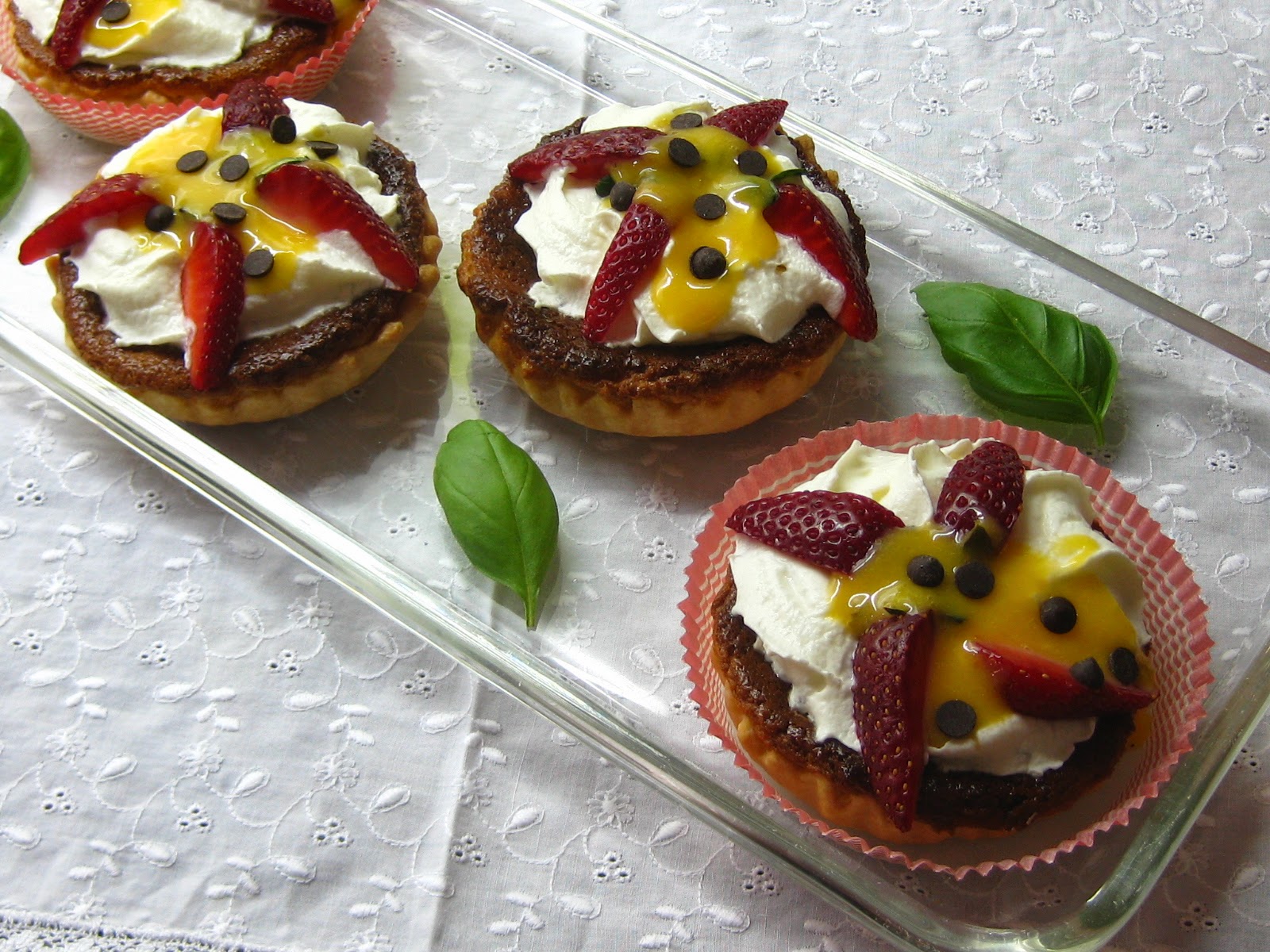 delilicias: Tarteletes de cheesecake com morangos