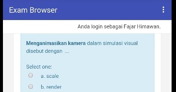 Aplikasi Exam Browser Ujian Online untuk Android - bank soal pendididkan