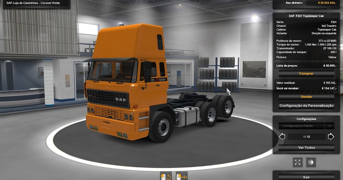 ETS2-ATS Mods: DAF F241
