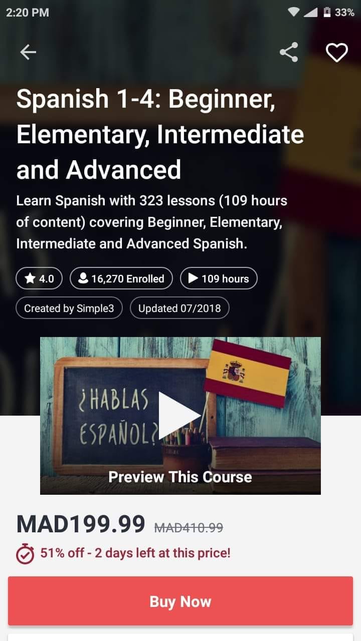Spanish Course Beginner Elementary And Advanced