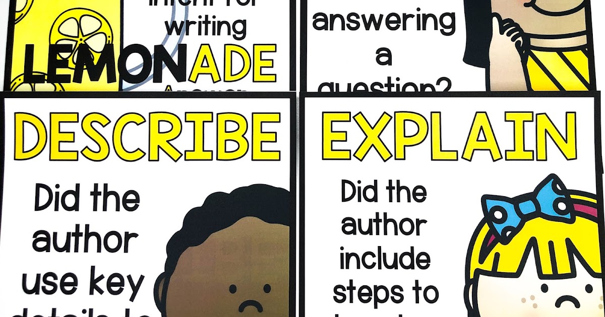 Teaching Author's Purpose | Answer, Describe, and Explain | The ...