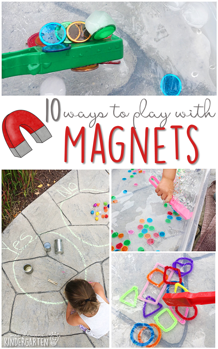 10 Ways to Play with Magnets {Sensory Summer} - Mrs. Plemons' Kindergarten