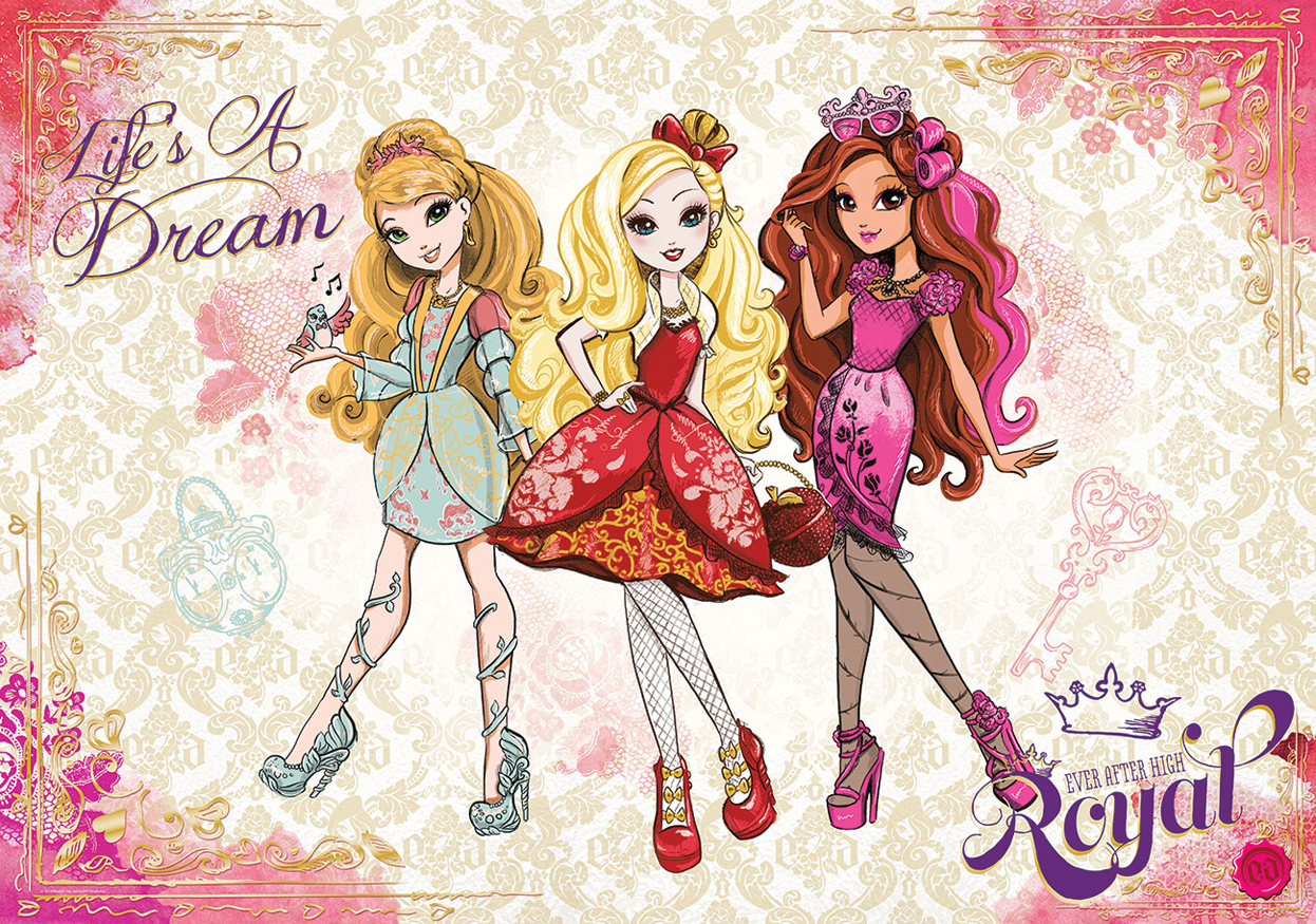 Ever After High-Pretty: Fondo de las Reales de Ever After High