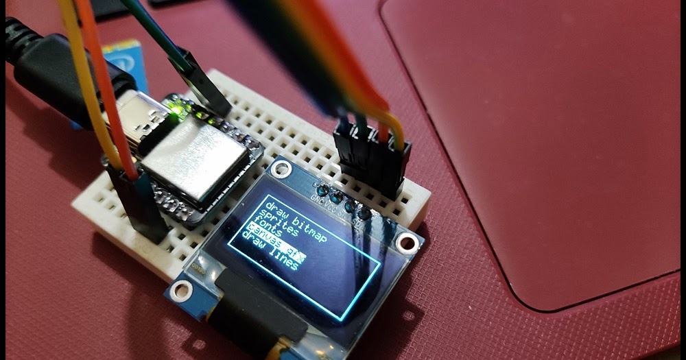 Embedded things: Seeeduino XIAO display on OLED screen (with ssd1306 using I2C interface)
