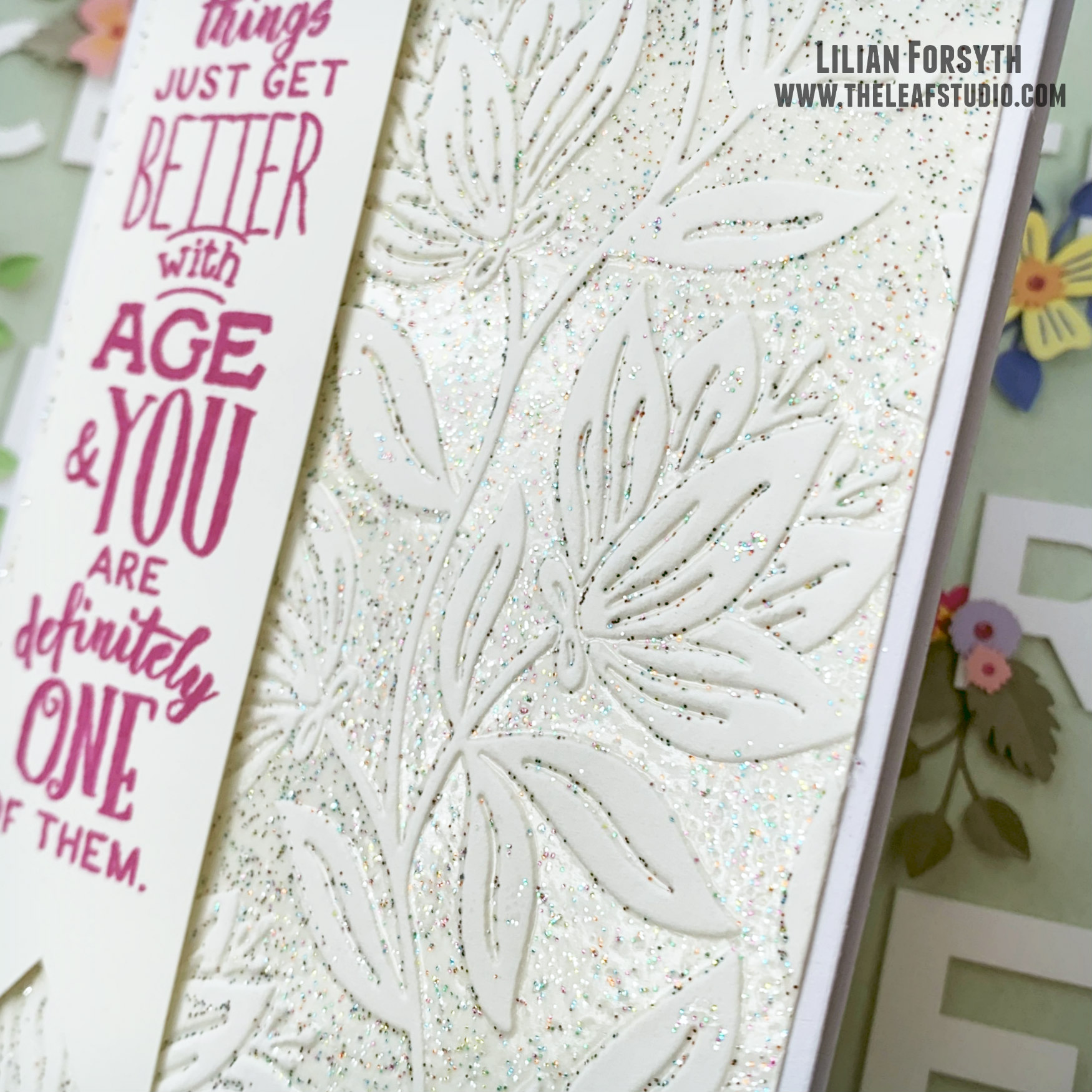 Heat Embossed Cards using Embossing Folders - The Leaf Studio