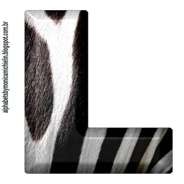 M. Michielin Alphabets: #ZEBRA ALFABETO PNG