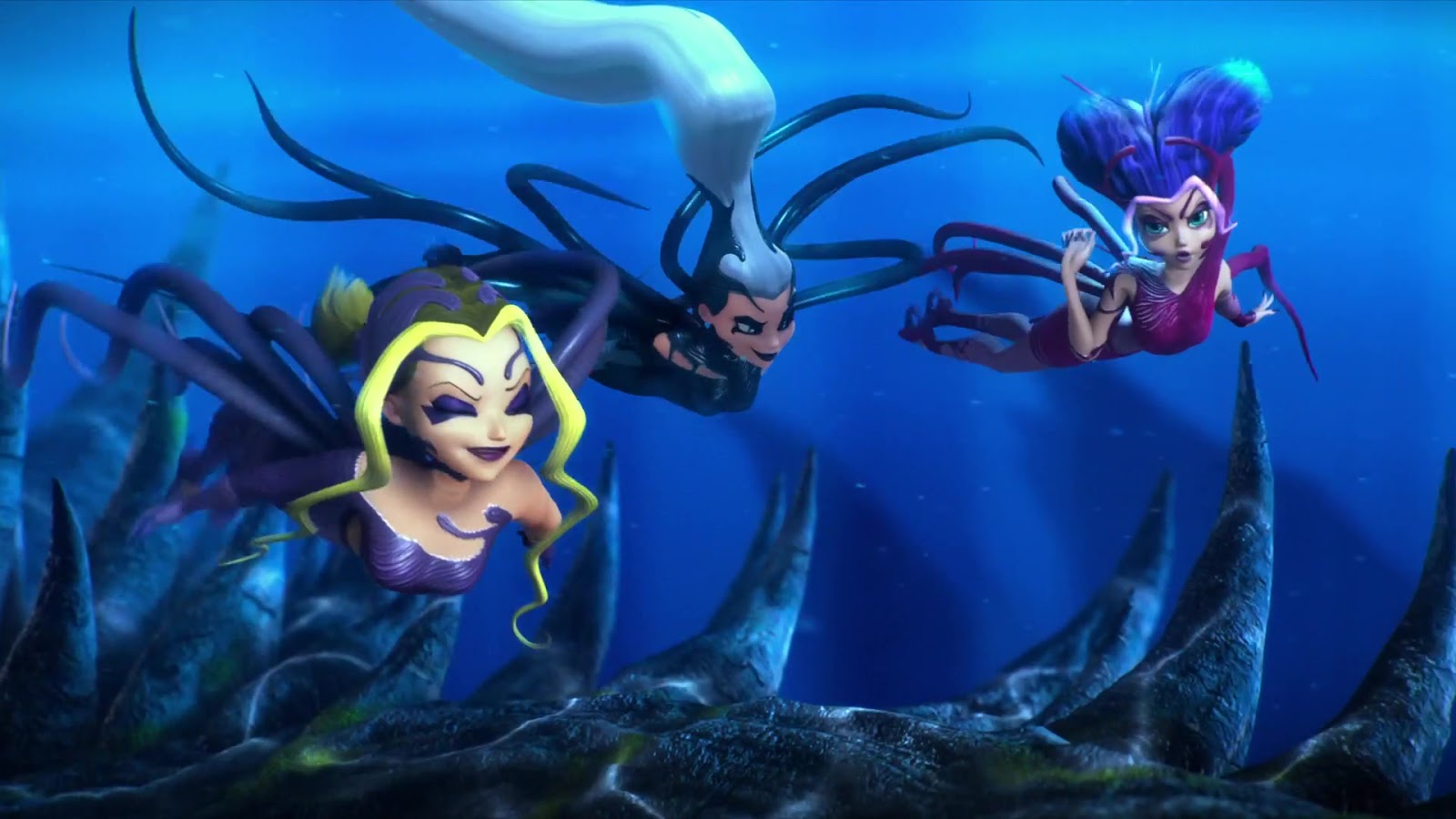 Imágenes Winx Club el Misterio del Abismo: Las Trix luchan entre ellas ...