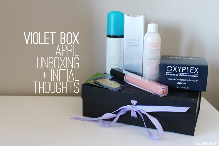 VIOLET BOX | April '14 Unboxing + Initial Thoughts | CassandraMyee | NZ ...