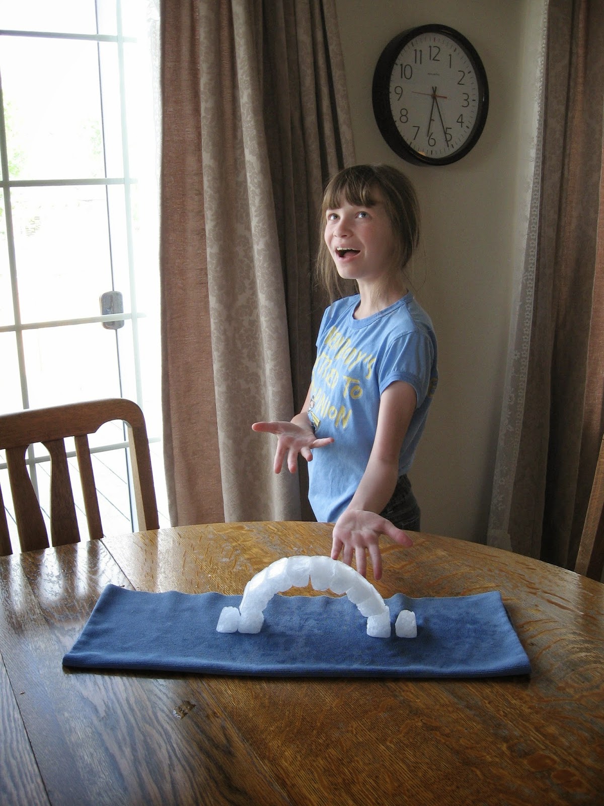 Almost Unschoolers: Ice Cube Roman Arch