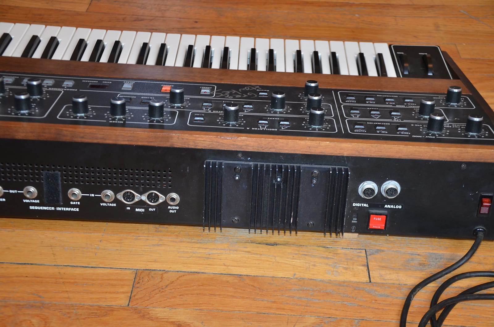 MATRIXSYNTH: Sequential Circuits Prophet 5 Rev 3.2 w/ MIDI Signed by ...