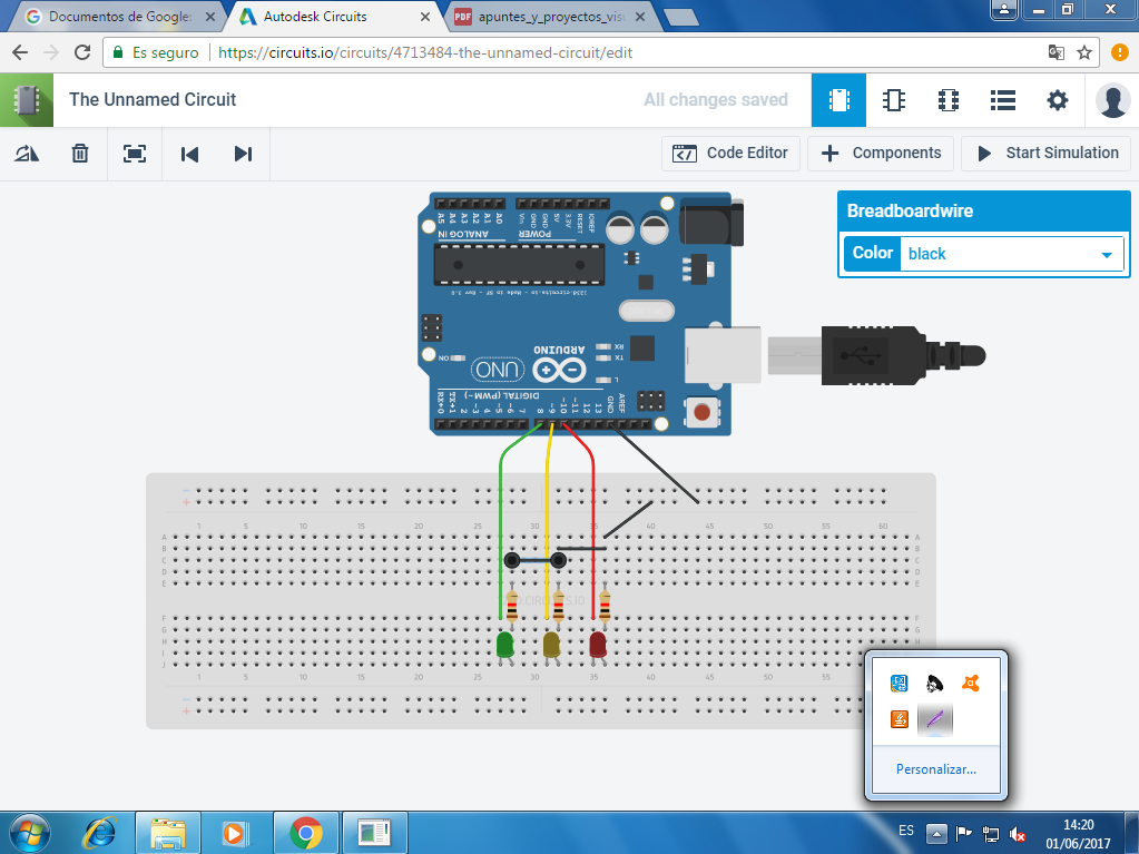 informatica 2016: Visualino semaforo