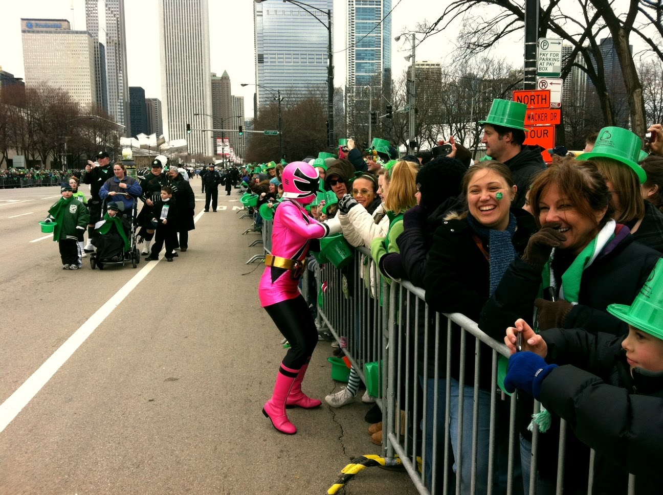 Henshin Grid: Power Rangers At Chicago's St. Patrick's Day Parade