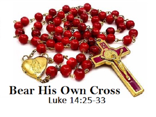 "Beads of Joy" by RosaryManJim: Bear His Own Cross