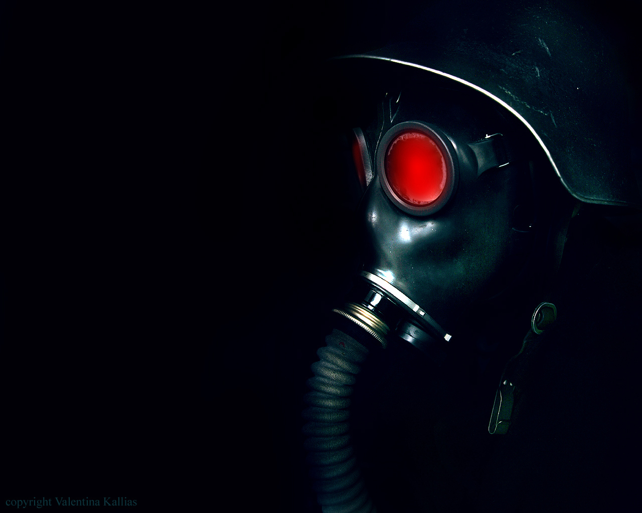 Cool gas mask soldier - sgbery