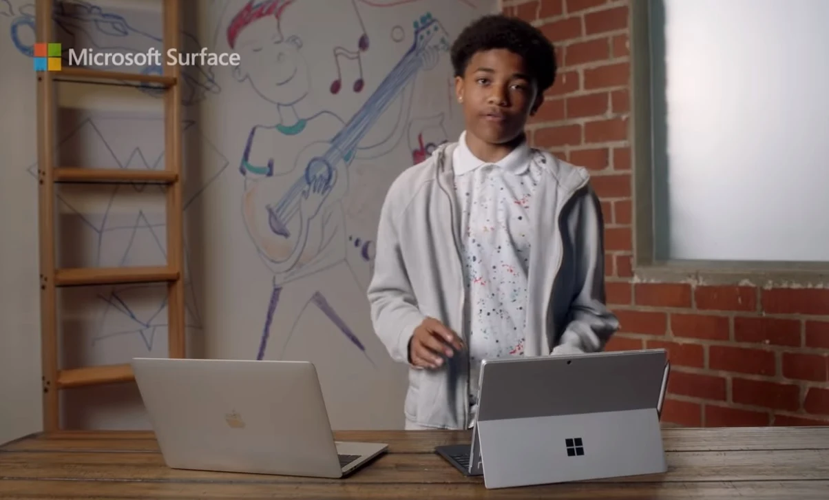 Microsoft has made a comparison of Apple’s MacBook pro with its latest ...