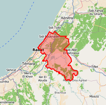 Préfecture de Salé - Maroc Maps