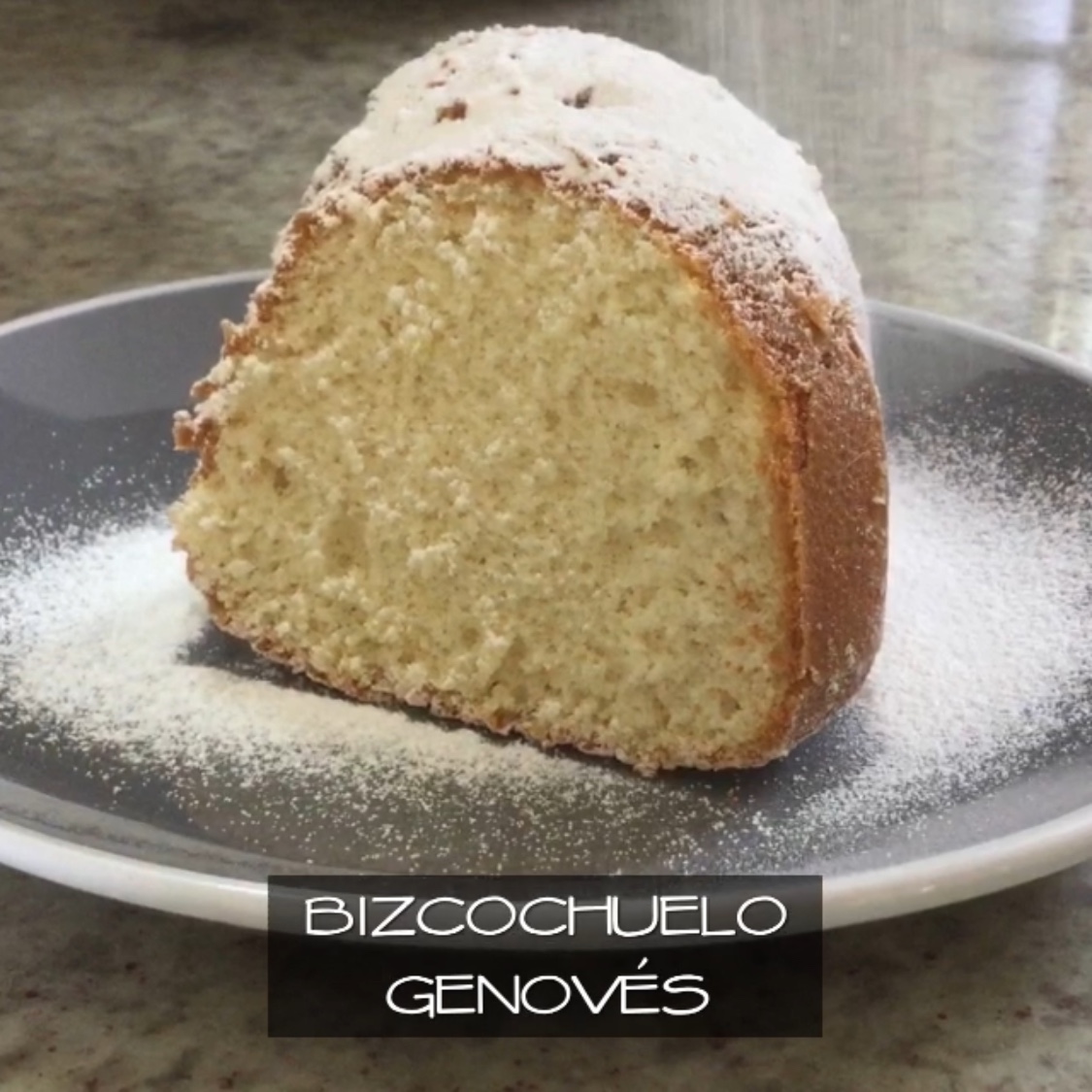 GENOISE Ó BIZCOCHUELO GENOVÉS