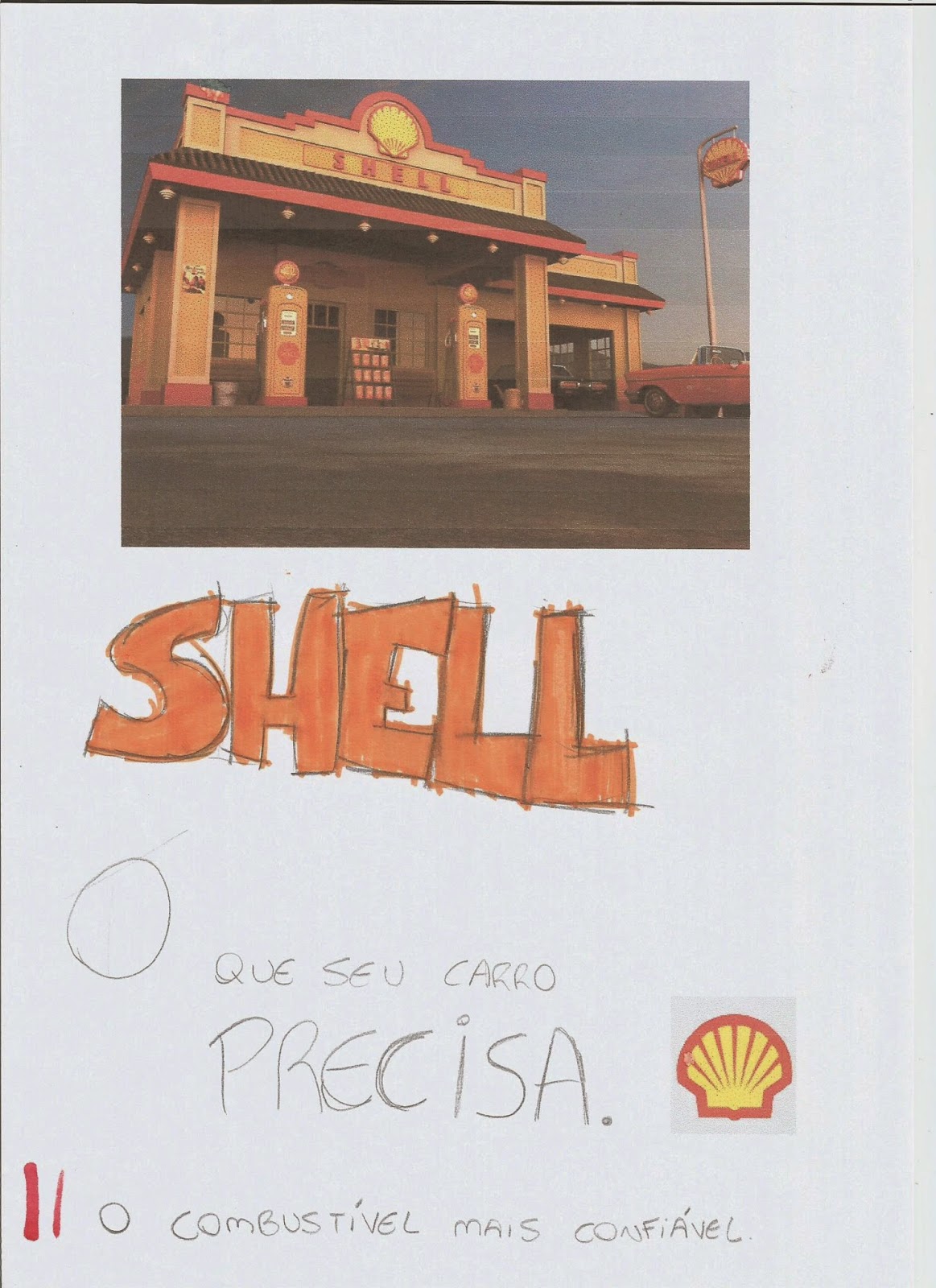 Profs. Milton e Silvana: Anúncios Shell