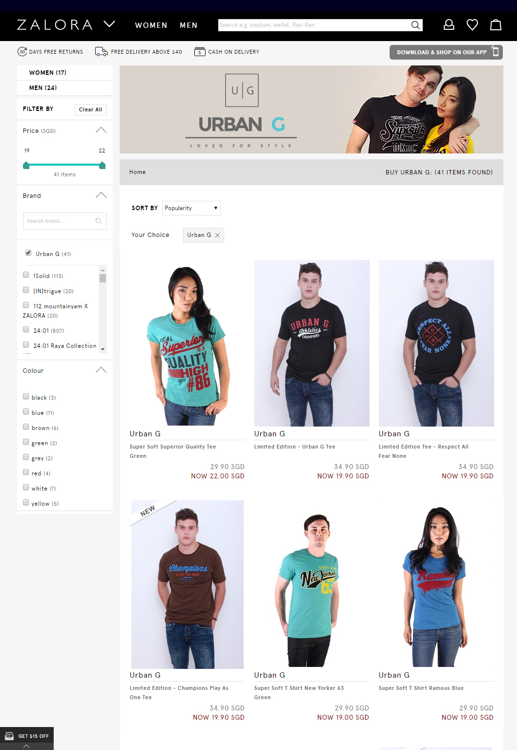i Models Holdings express Urban-G's fashion on Zalora