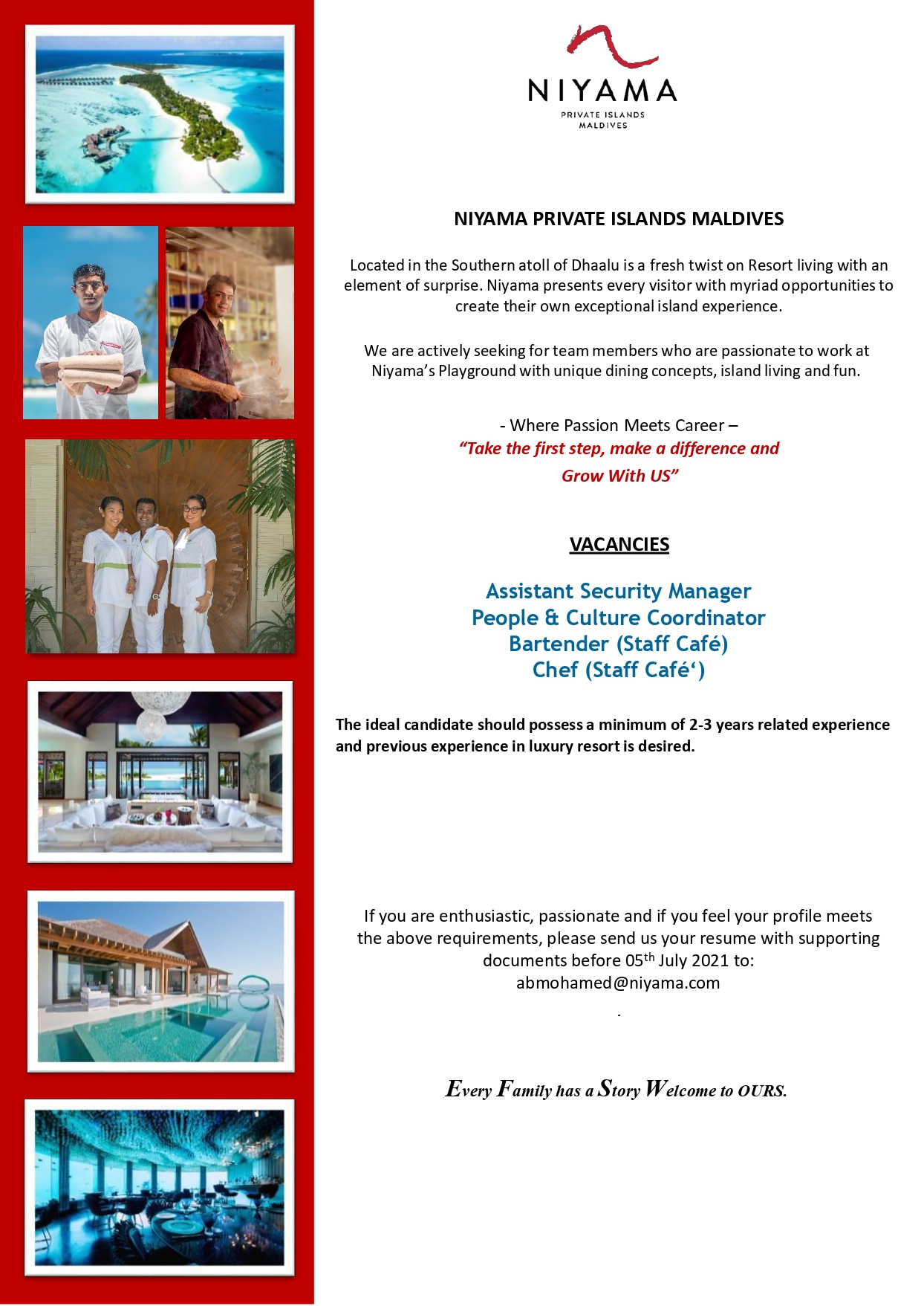 Job Maldives: Security