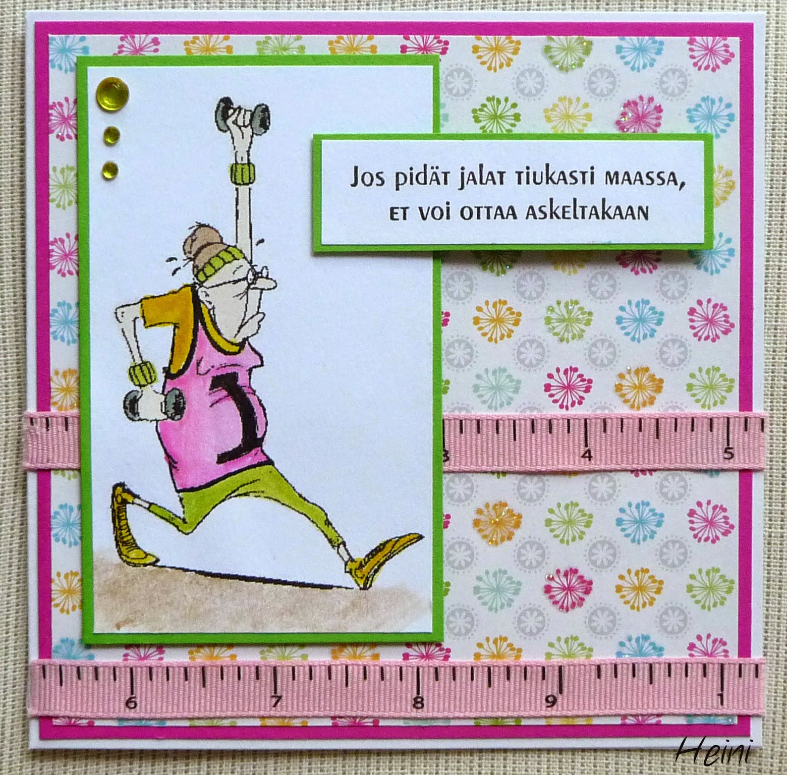 Heinimäistä: Kuntoilijalle kortti